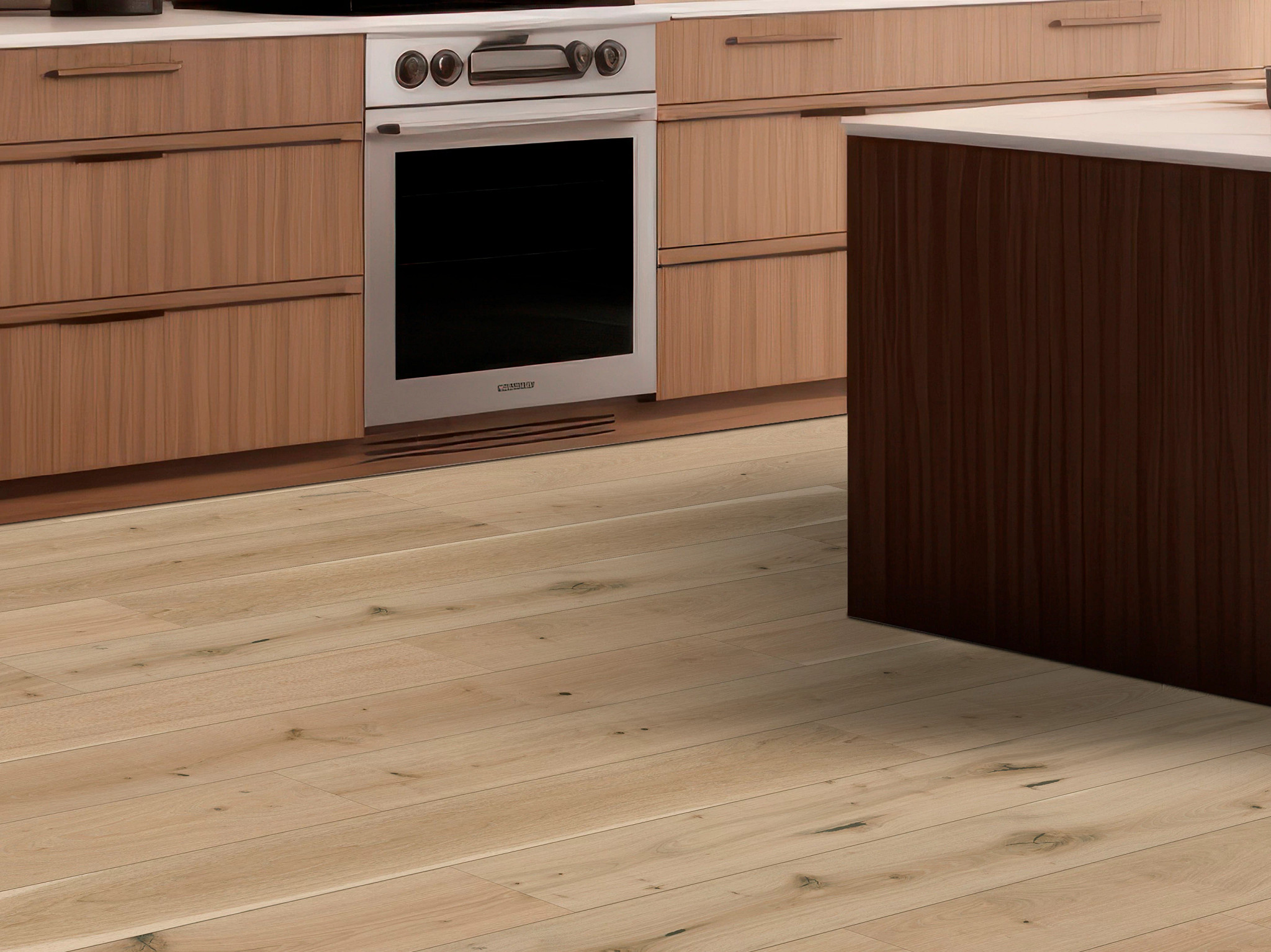 Provincial Plank - Wire Brushed Hardwoods Flooring in French Buff ...