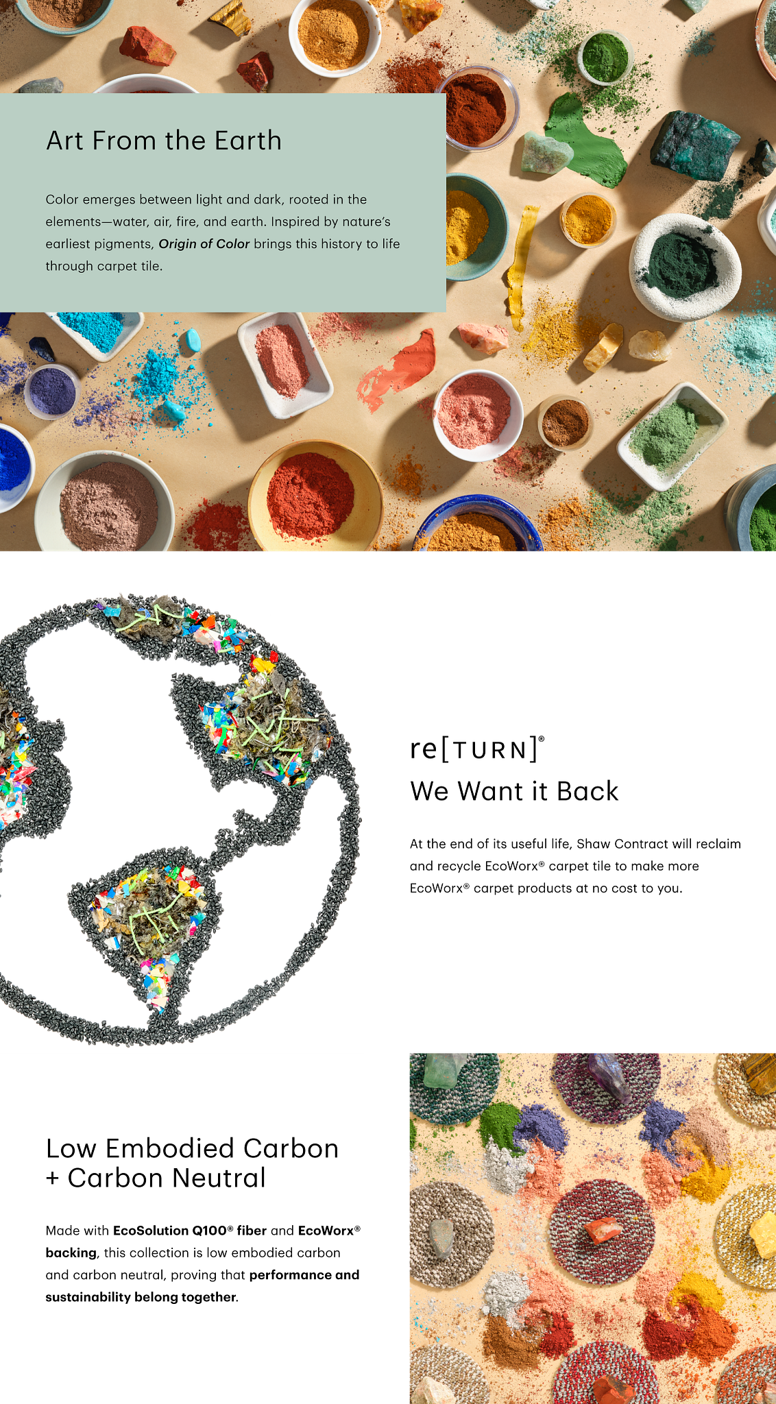 Origin of Color | ShawContract