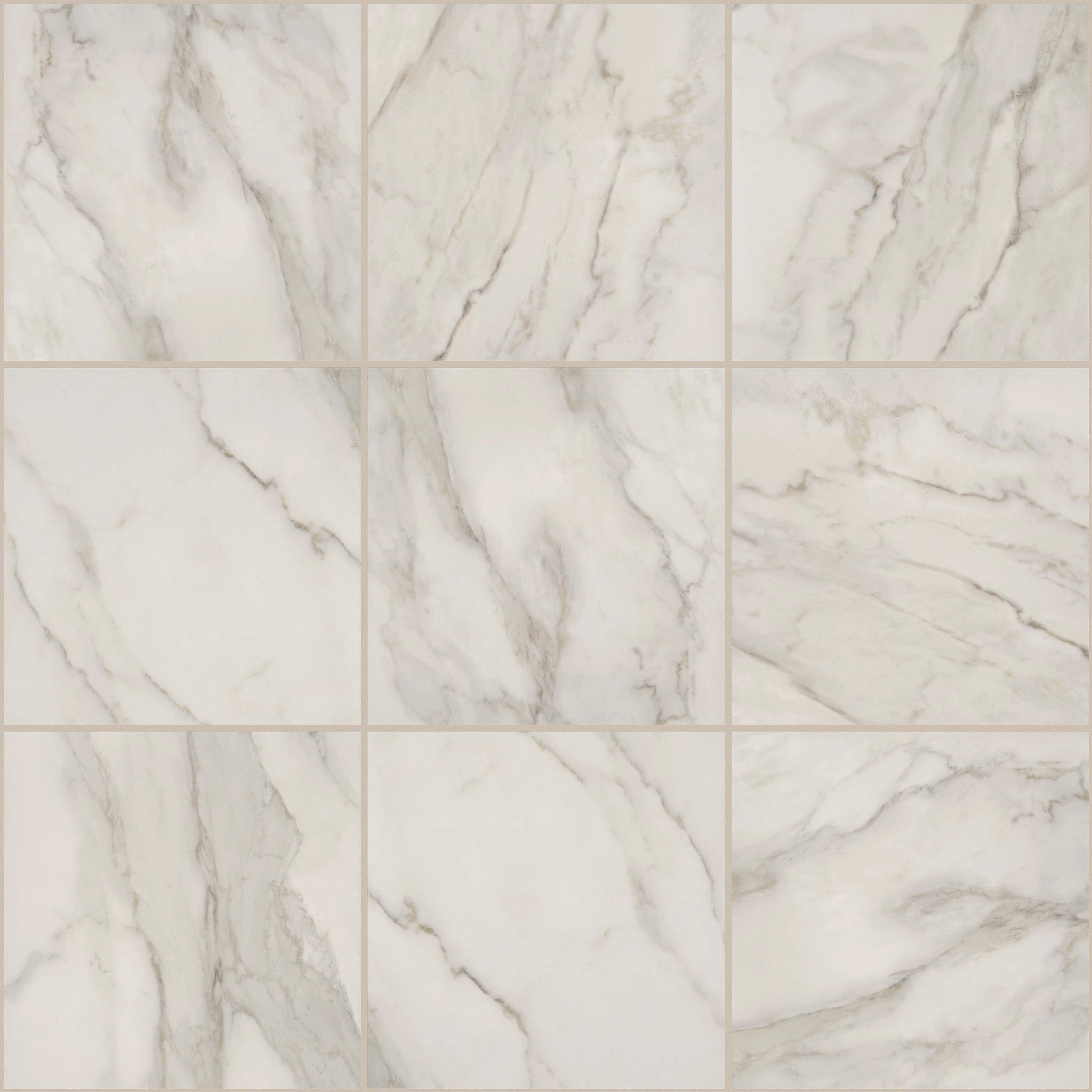 Enclave 13x13 - in color Halo Calacatta | Shaw Floors