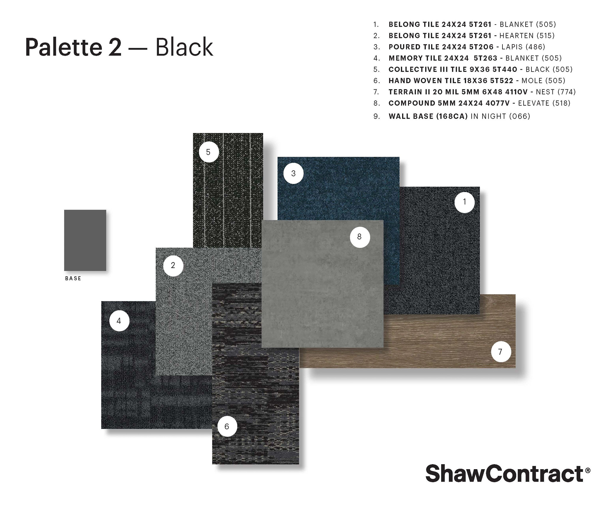 Board | SelectGOV | Palette 2 Black | ShawContract